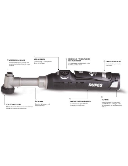 KIT RUPES HR81ML/DLX iBrid Long Nano | A LOJA DO DETALHE